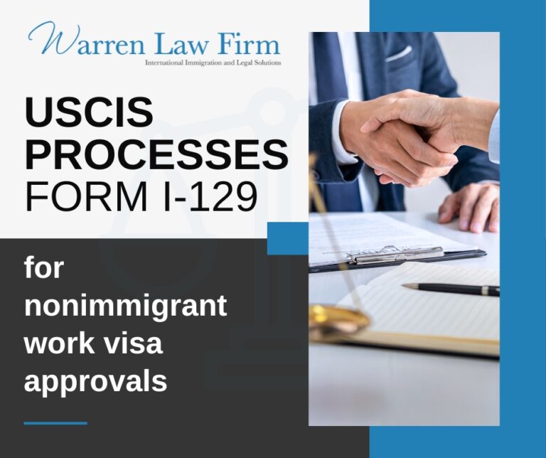 Form I-129 | Petition for Nonimmigrant Worker | Work Visa Attorney
