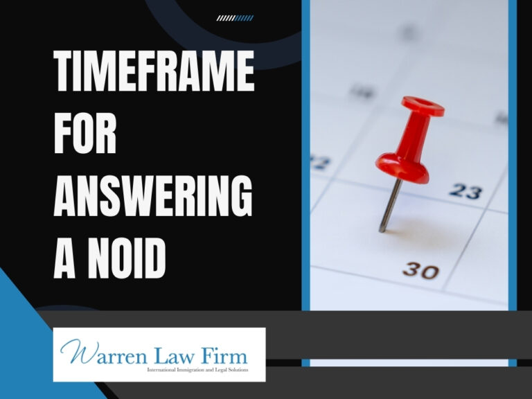 Notice of Intent to Deny (NOID) Explained | Warren Law Firm